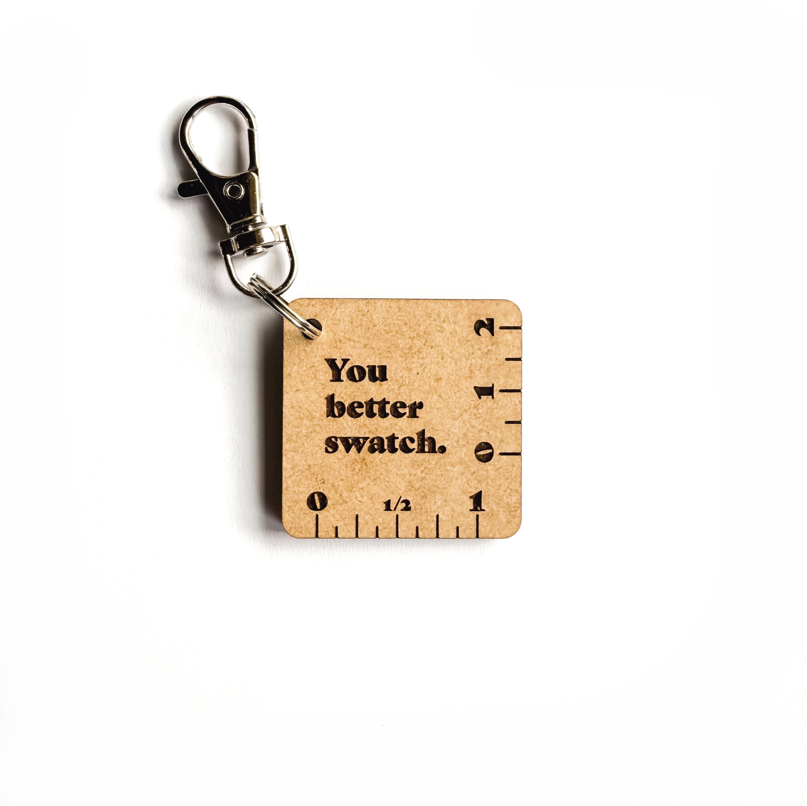 Mini 1 x 2 cm Ruler Keychain – Kelbourne Woolens