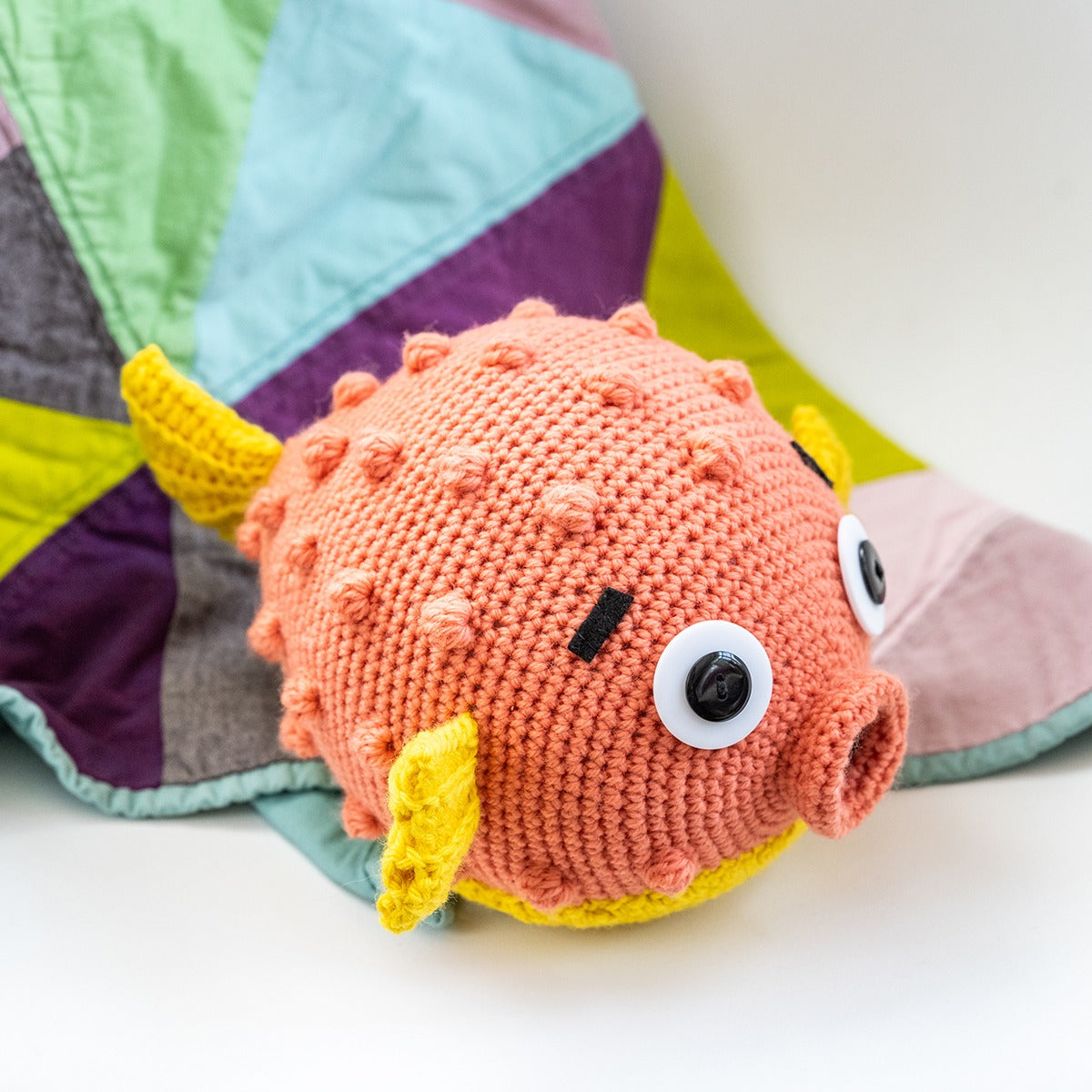 Pollyanna Pufferfish- Crochet Pattern in Kelbourne Woolens Germantown